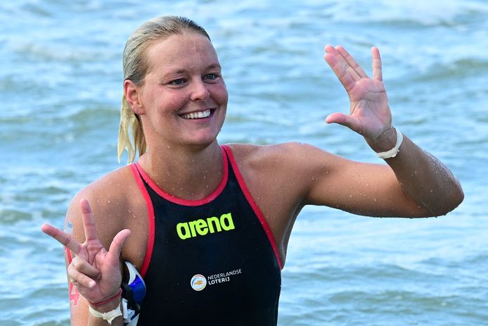 Sharon van Rouwendaal pakt derde Europese titel op vijf kilometer ...