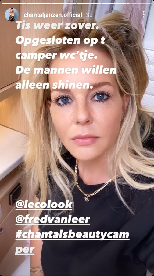 Chantal opgesloten op campertoilet en Sylvie droomt van een croissant ...