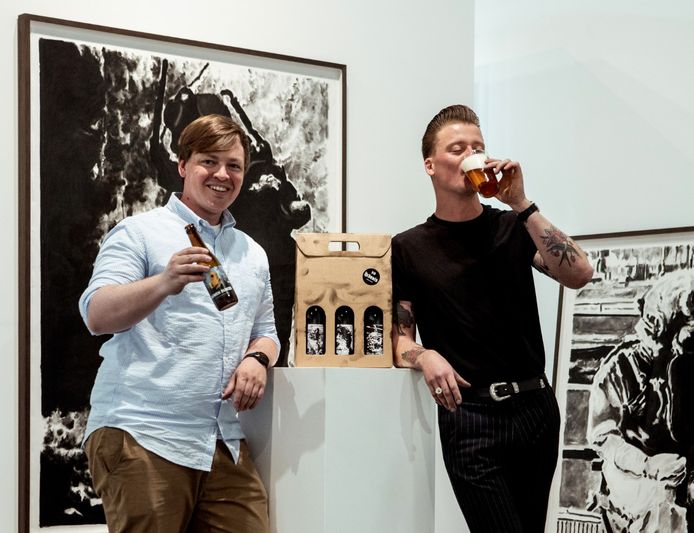 Gentse kunstenaar geeft Michelbeeks Hedonis-bier een artistieke touch ...