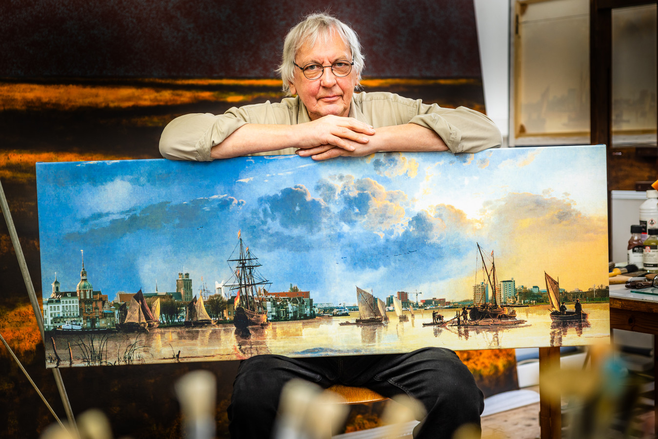 Menno (75) bedacht dik 20 jaar geleden een kunstwerk waar nog steeds ...