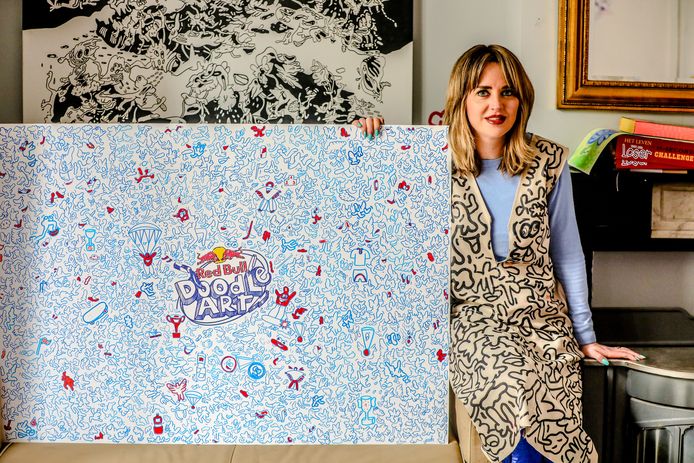 Kunstenares Joke Neyrinck zetelt in jury van Red Bull Doodle Art: “De wedstrijd is de perfecte ...