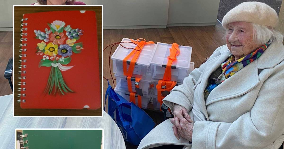 Rhedense Wivien (96) verrast IC-personeel: ‘Elk boekje is uniek, want ...