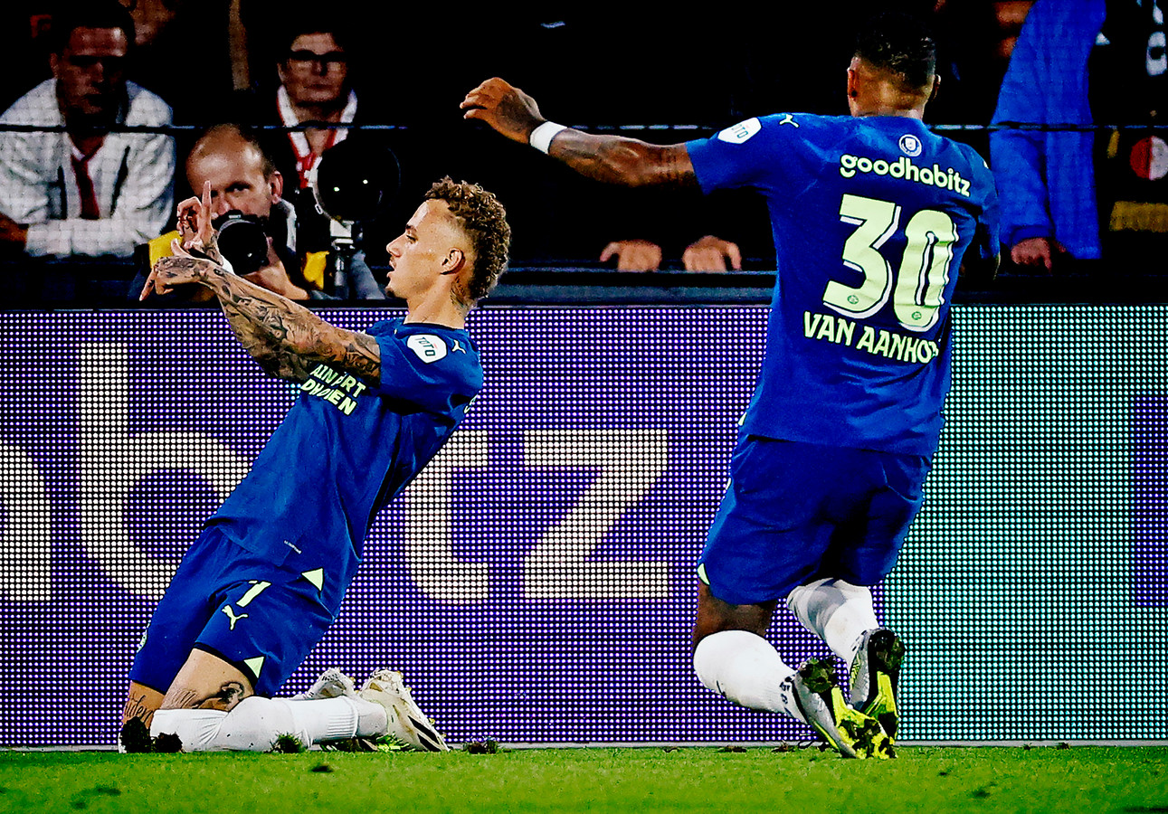 PSV verslaat Feyenoord in de Kuip: Noa Lang beslist strijd om Johan ... PSV verslaat Feyenoord in de Kuip: Noa Lang beslist strijd om Johan ...