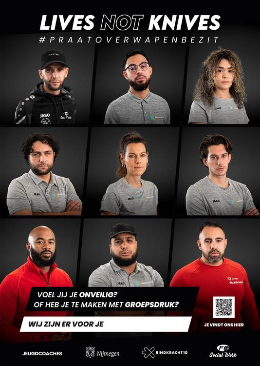 Wapenbezit onder jongeren terugdringen met campagne: ‘Mes op zak moet ...