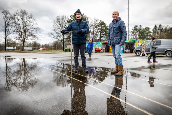 Nog even vorst en dan kunnen we schaatsen! Maar door het hoogwater ...