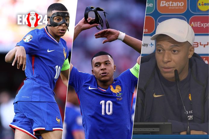 Kylian Mbappé: “Voetballen met masker is absolute horror. Het lijkt wel ...