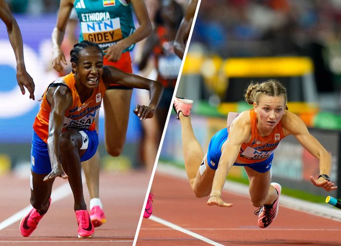 Femke Bol en Sifan Hassan zoeken naar verklaring na dramatische valpartijen: ‘Het is vreselijk ...