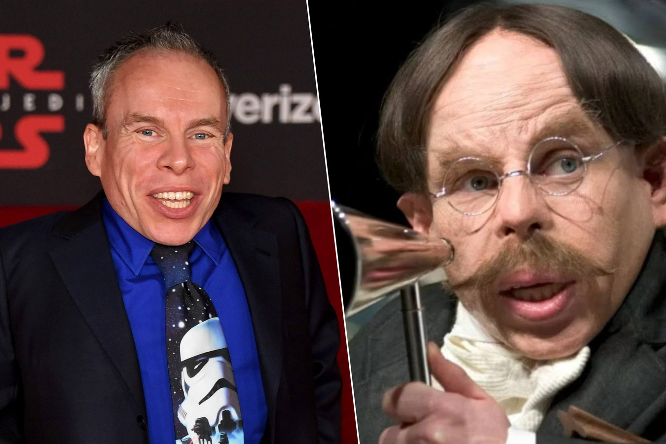 ‘Harry Potter’- en ‘Star Wars’-acteur Warwick Davis komt binnenkort ...