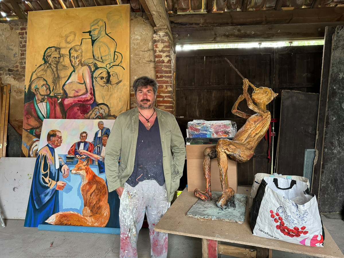 Kunstenaar Jan Scheirs (50) omarmt nieuwe woonplaats met expo en live ...