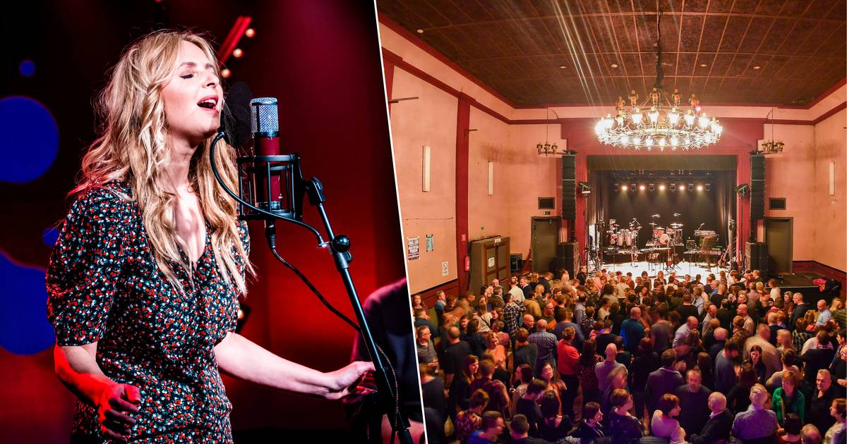 Isabelle A met coverband Les Copines voor amper 2 euro in Zaal Lux ...