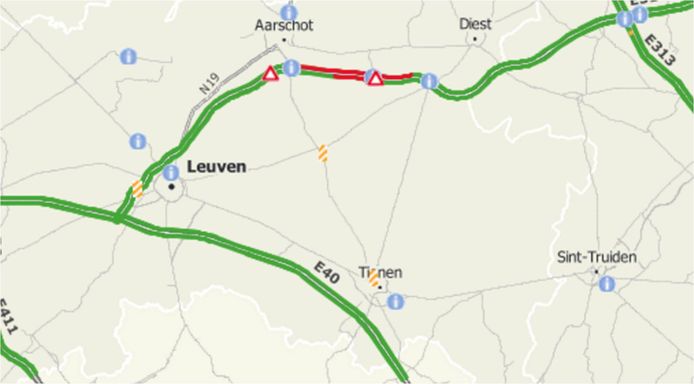 E314 twee keer volledig versperd richting Leuven | Binnenland | hln.be