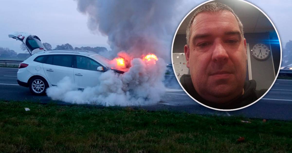 Krzysztof bezit auto net een uur als die op de A1 bij Bathmen in brand vliegt: heeft hij ...