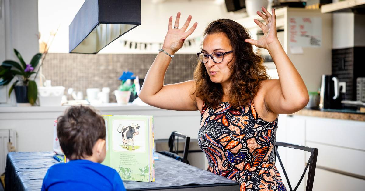 Rafaël (2) is niet doof, maar leert toch kindergebarentaal: ‘Je weet meteen wat je kind wil ...