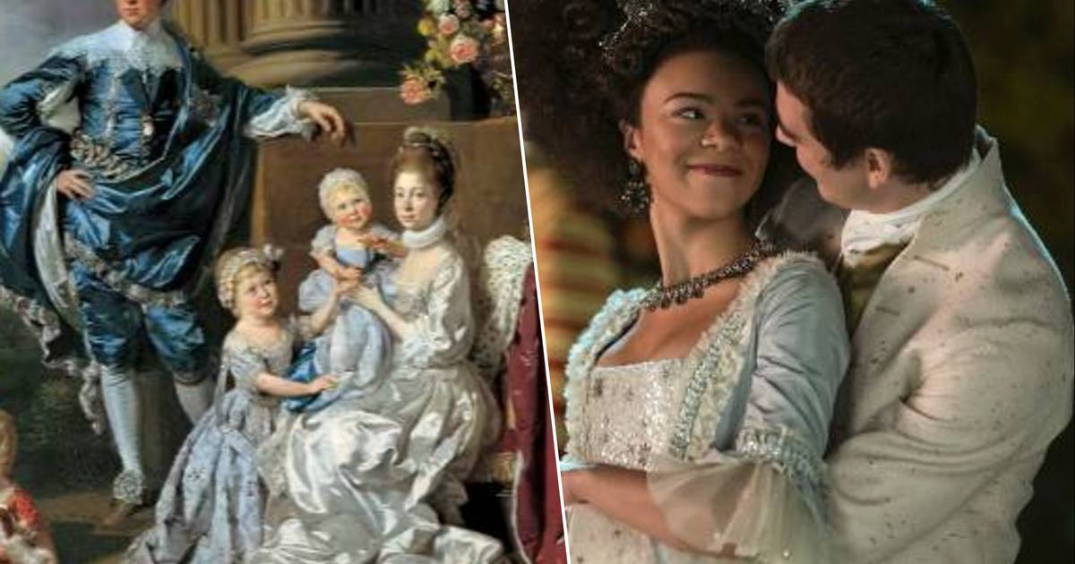 Het échte liefdesverhaal van King George III en Queen Charlotte uit ‘Bridgerton’: “Ze sliepen in ...