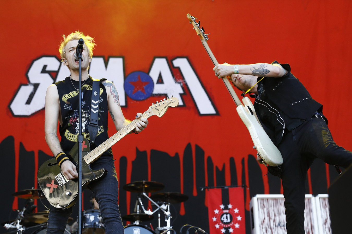 Punkrockband Sum 41 na 27 jaar uit elkaar | Foto | AD.nl