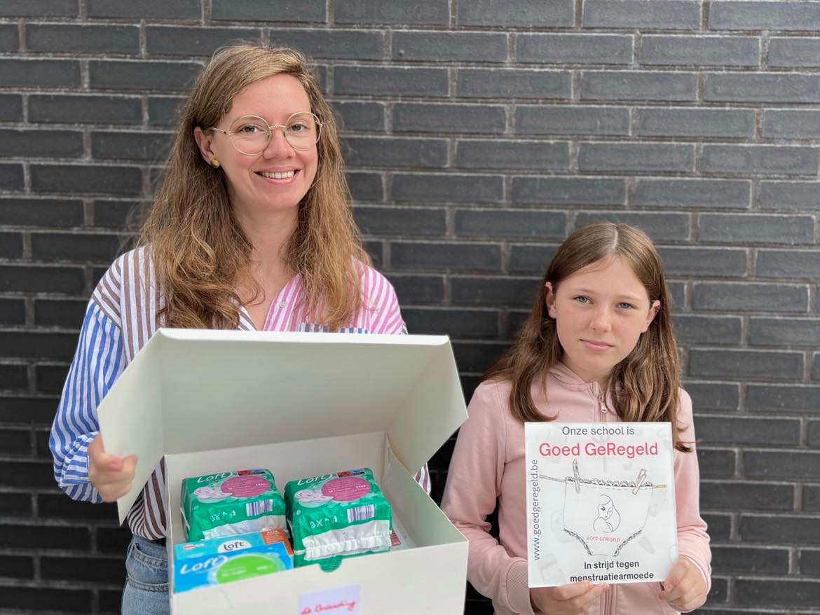 De Branding strijdt tegen menstruatiearmoede | Foto | hln.be