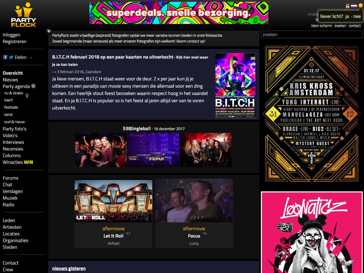 Thomas runt al jaren de grootste partysite van Nederland | Foto | AD.nl