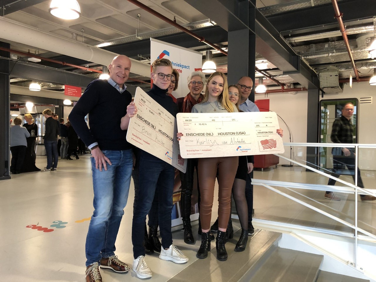 Karlijn en Bram uit Twente mogen in Houston meedenken over reizen naar ...