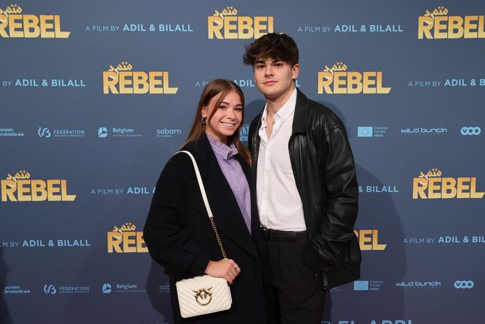 IN BEELD. Nieuwe liefde voor Fabrizio en zwangere vriendin Mathias Coppens op première Rebel ...