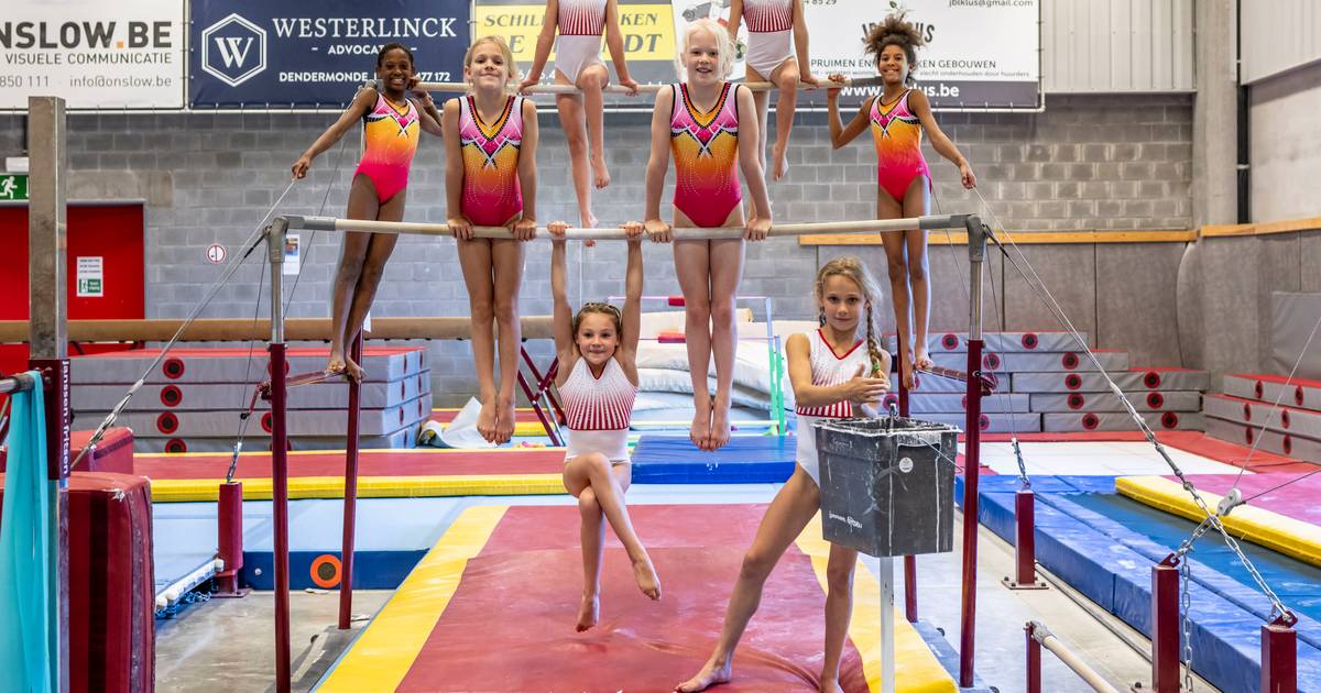 Meisjes GymMAX brengen special act tijdens WK-turnen | Dendermonde | hln.be