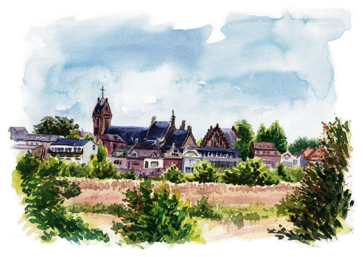 Aquarelschilder Ron Wanders (37) vereeuwigt het Gelders Eiland in ...