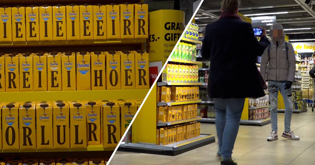Wie zijn toch die ‘lettervandalen’ die via Chocomel schunnige ...