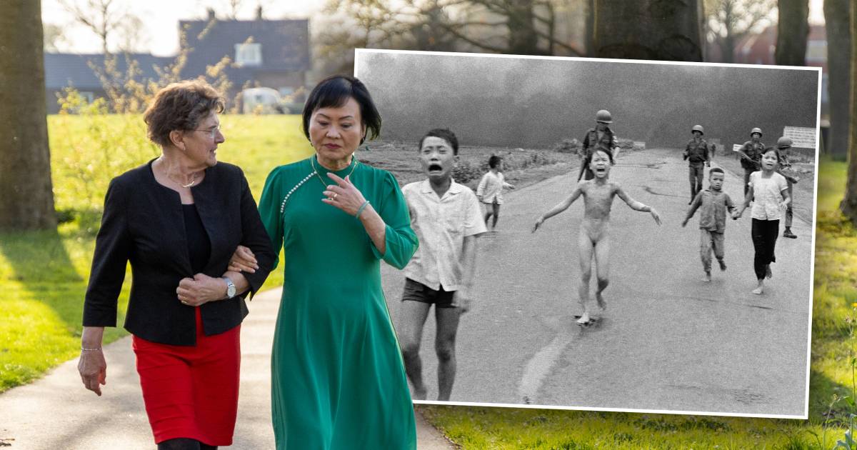 La célèbre « fille au napalm » rend visite à Jan (70 ans) et Corrie (76 ...