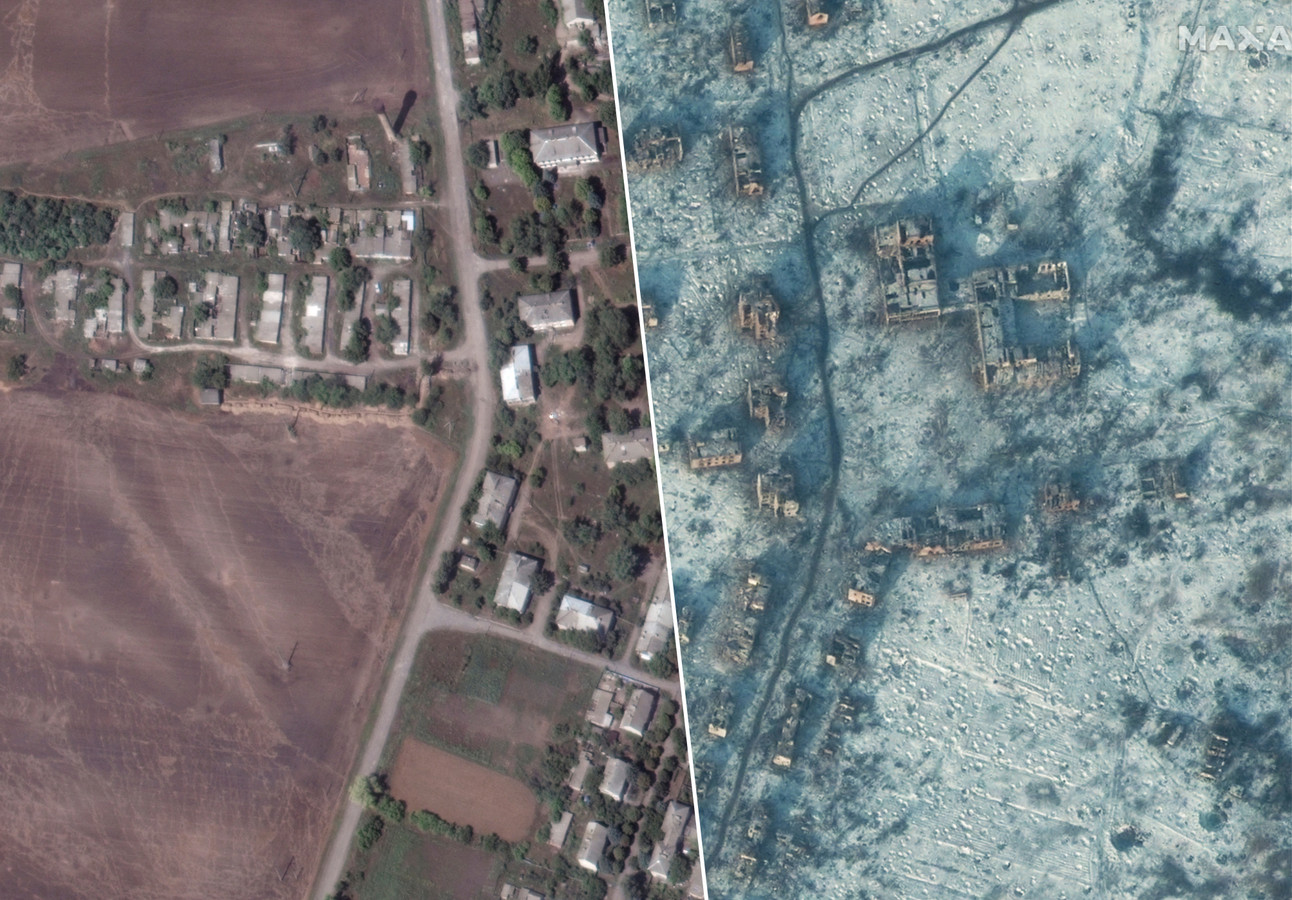 Destruction totale: des images satellites montrent l’étendue des dégâts ...