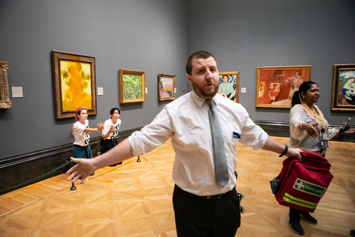 Soep op een schilderij? Een te tamme actie, vindt deze klimaatactivist