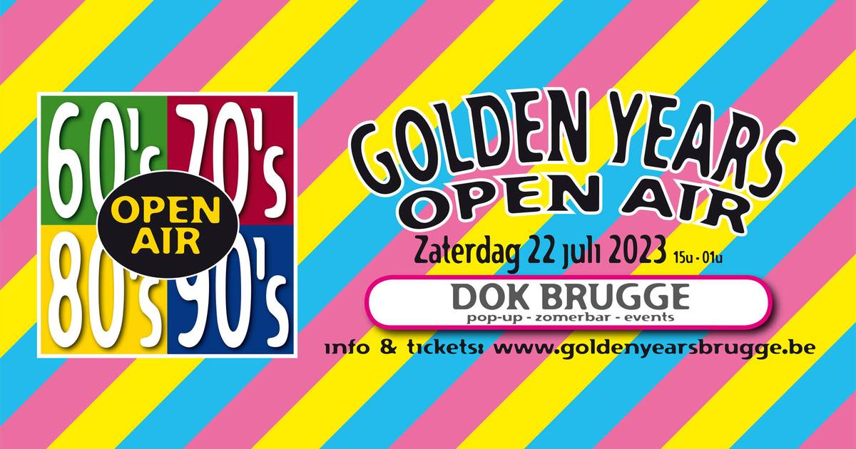 Golden Years-fuif trekt naar buiten en houdt feest in zomerbar DOK ...