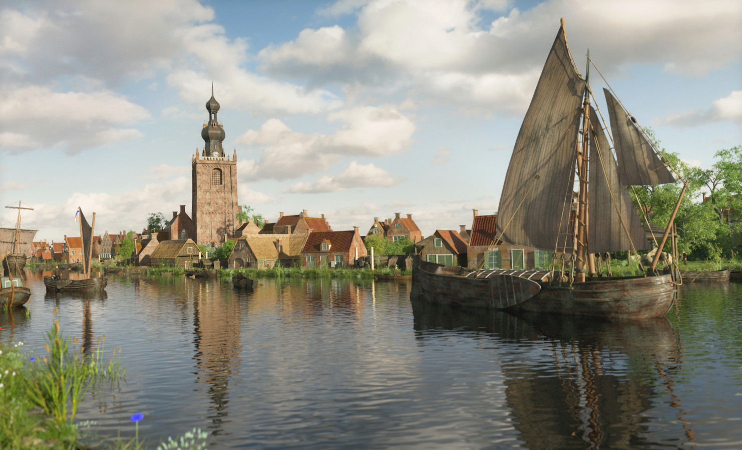 Virtuele tijdmachine brengt 17e eeuws Overschie weer tot leven | Foto ...