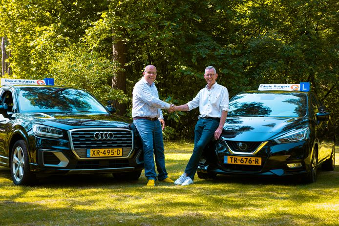 Rijschoolhouder Edwin Rutgers strikt collega André Wolfkamp en heeft eindelijk zijn tweede ...