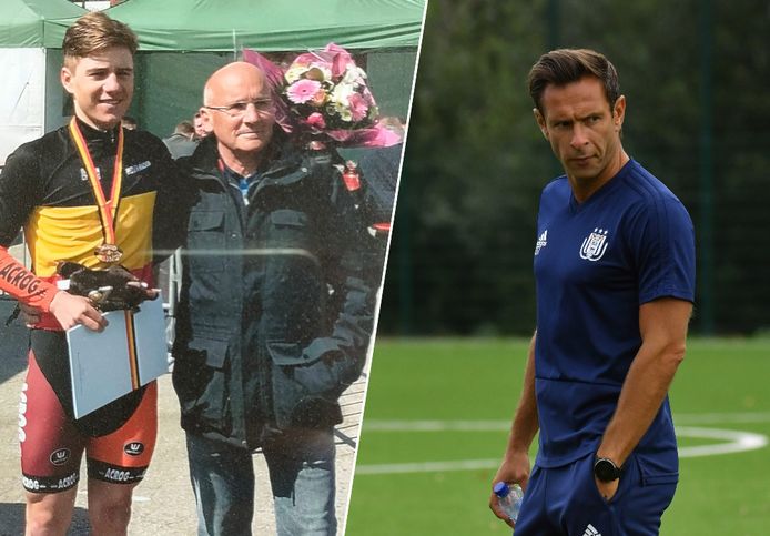 Zijn eerste wielercoach en zijn voetbalcoach bij Anderlecht aan het ...