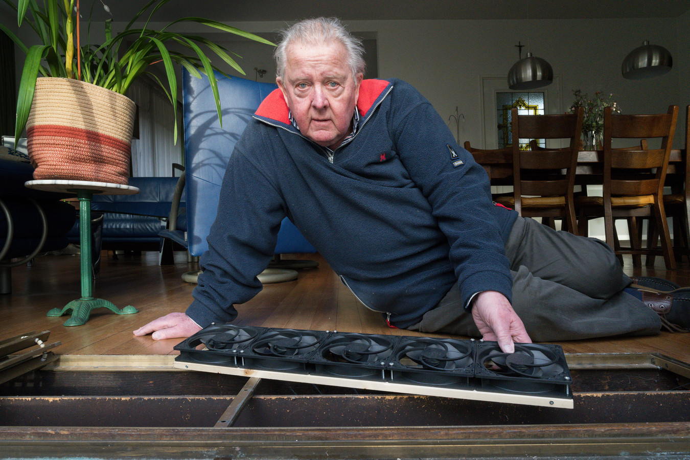 Wie maakt zich nou druk om een convectorput? Nou, Barend (71) wel ...