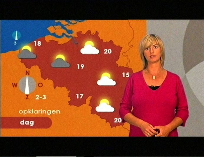 IN BEELD. Vandaag 30 jaar weervrouw: Sabine Hagedoren door de jaren ...