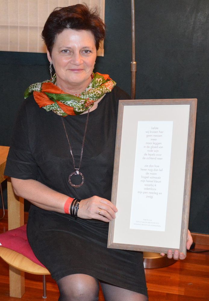'Liefste' van Hilde De Cock bekroond tot stadsgedicht | Ronse | hln.be