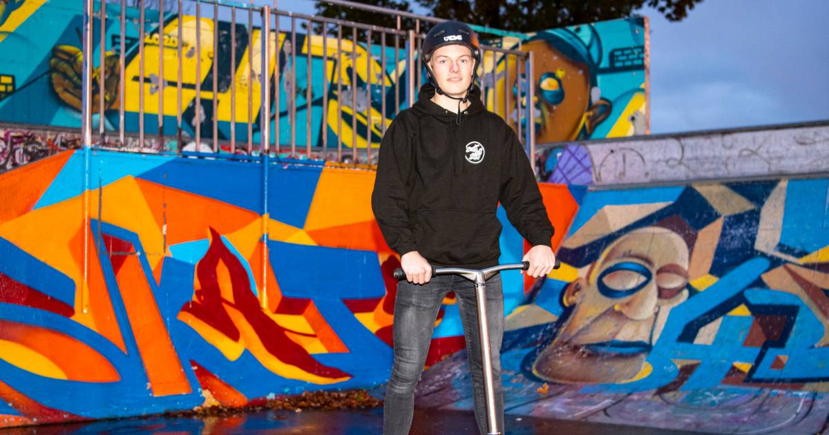 Camiel is pas 17, maar nu al de beste stuntstepper van Nederland (ook ...