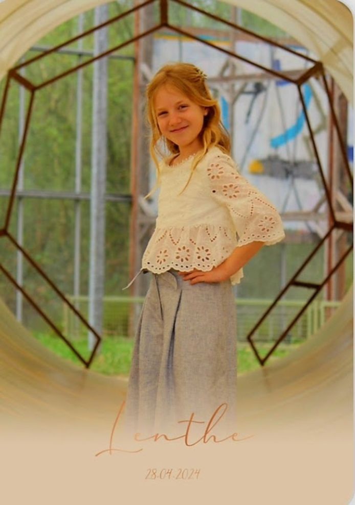 Lenthe uit Haaltert doet haar vormsel | Haaltert | hln.be