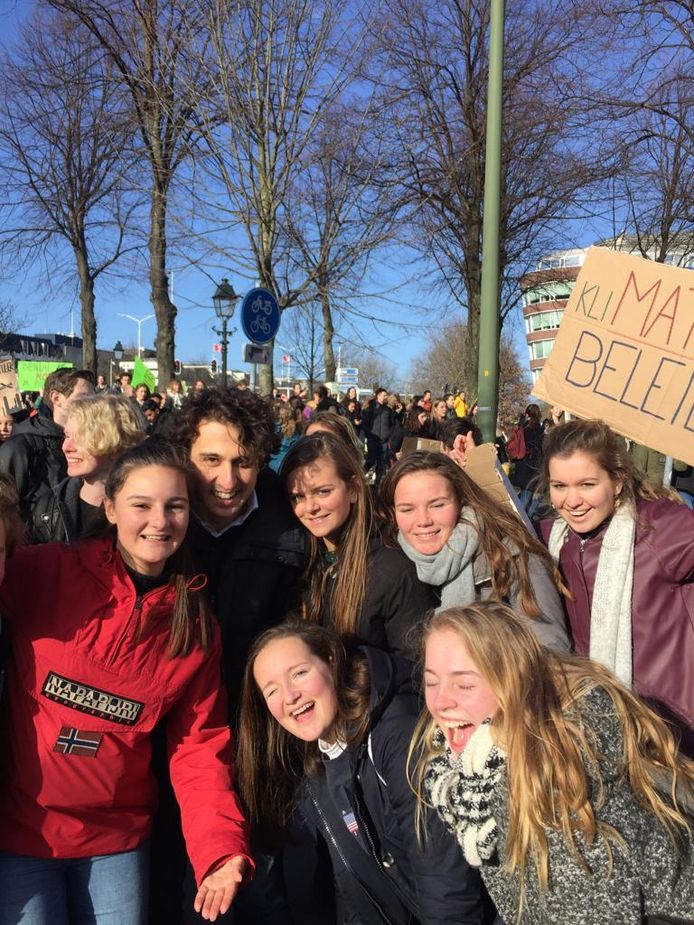 160 Scholieren De Breul bij klimaatprotest: ‘Er heerste een heel fijne ...