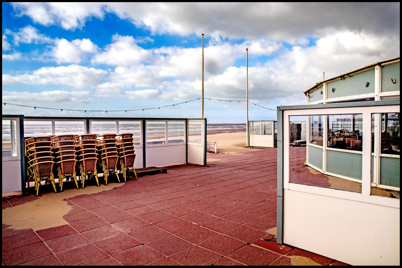 Het is rustig dit weekend op de Nederlandse stranden | Foto | destentor.nl
