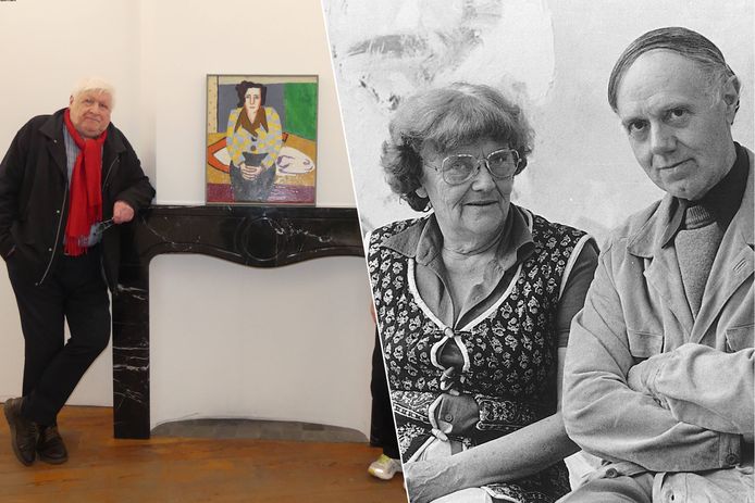 Wie was Zulma, echtgenote, muze én manager van kunstenaar Roger Raveel ...