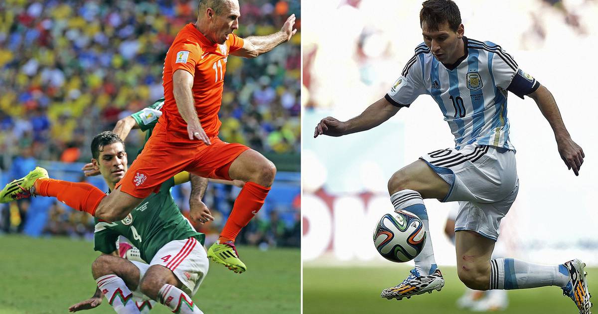 Robben tegen Messi, wie is de sterkste? | WK voetbal | hln.be