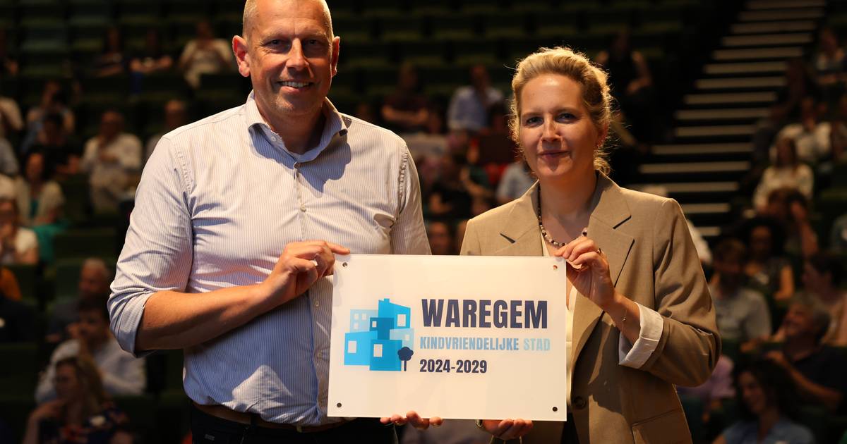 Waregem krijgt label ‘Kindvriendelijke Stad’ | Waregem | hln.be