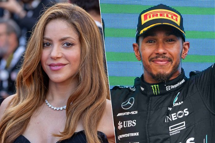 “Shakira ging tot in de vroege uren feesten met Lewis Hamilton na ...