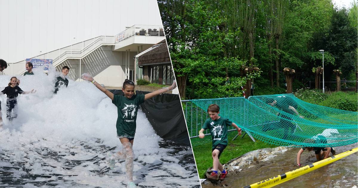 IN BEELD. Van schuim- tot modderbad: recordaantal deelnemers voor Wase ...