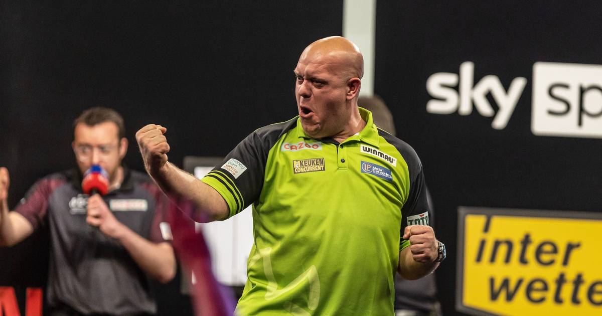 Van Gerwen pijnigt Price en is voor zevende keer Premier League ...