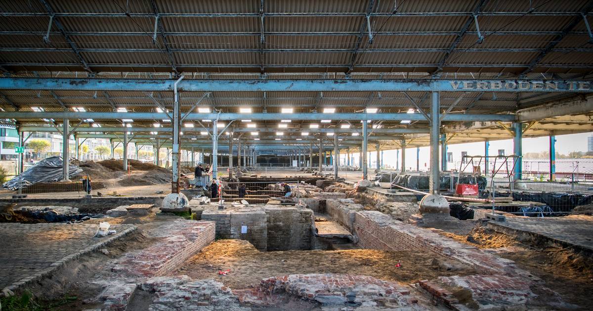 Opgravingen Antwerpse stadsarcheologen laatste keer te bezichtigen ...