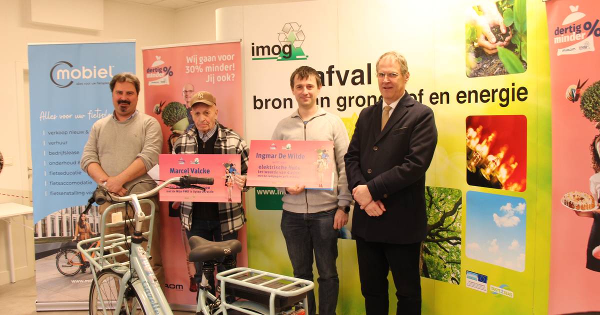 Winnaars Imog-campagne ‘30% minder’ in de bloemetjes gezet | Harelbeke | hln.be