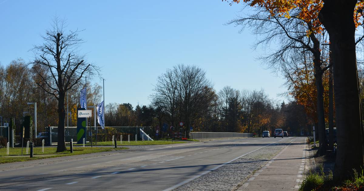 Verkeer over één rijstrook tijdens werken op de Brusselsesteenweg | Melle | hln.be