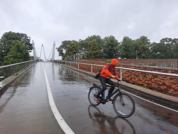 Weer of geen weer: Utrechters stappen gewoon op de fiets | Utrecht | AD.nl